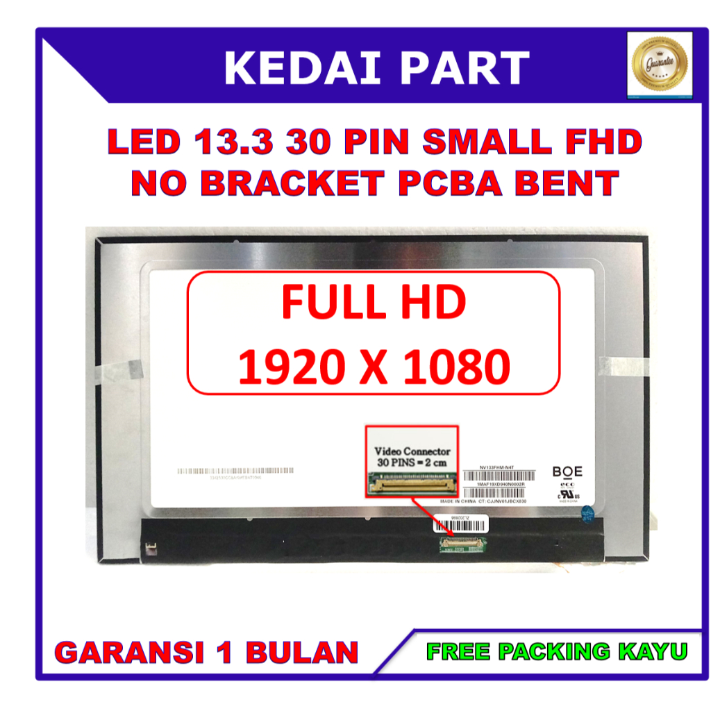 Jual Led Lcd Asus ZenBook 13 UX333 UX334F 13.3 13 Inch 30 Pin 30pin ...