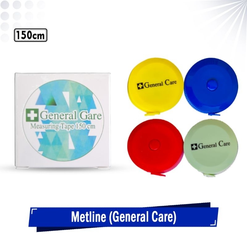 Jual Metline Meteran Gulung Serbaguna 150cm General Care Measuring Tape ...