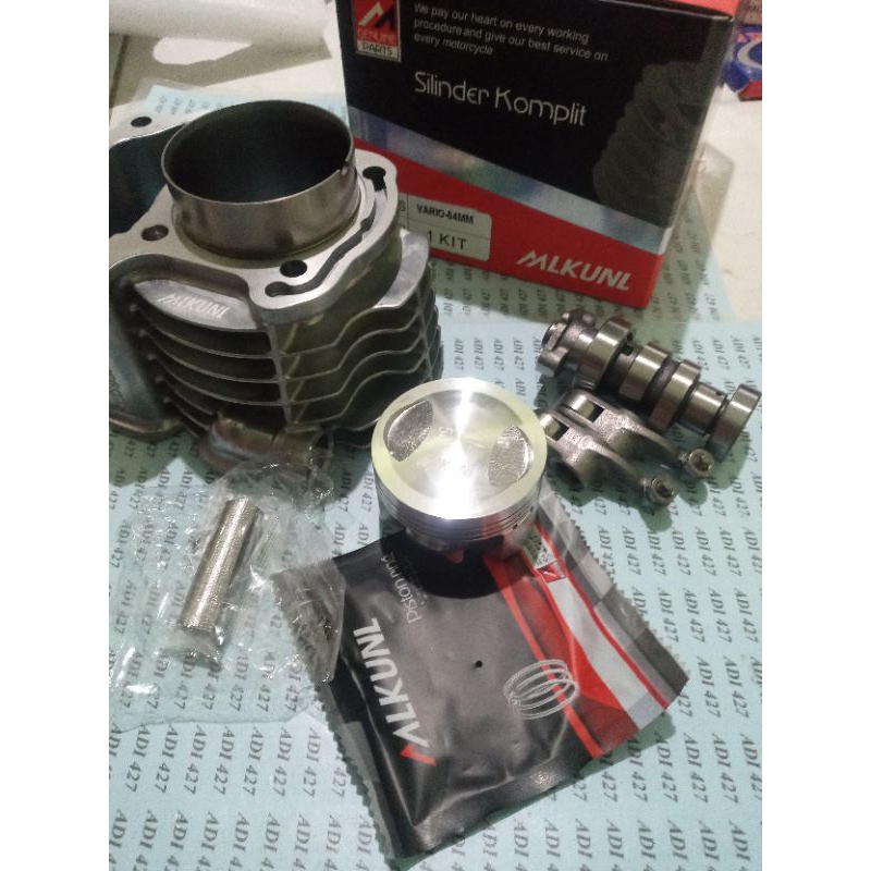 Jual PAKET BORE UP 130 CC VARIO 110 KARBU 54 MM/BLOK SEHER/BORING SET HONDA VARIO 110 KARBU KVB ...