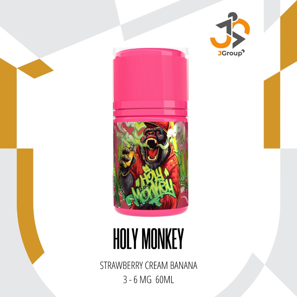 Jual TOKYO HOLY MONKEY STRAWBERRY CREAM BANANA 60ML BY VAPE ZOO E ...