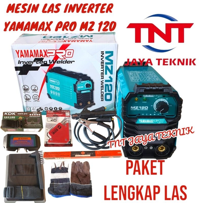 Jual MESIN LAS MMA 120 / MESIN LAS INVERTER YAMAMAX PRO MZ 120 / TRAFO LAS INVERTER YAMAMAX PRO ...