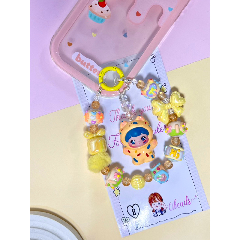 Jual Phone Strap Luxury BaoBao Original / Strap Hp Beads Premium Hello ...