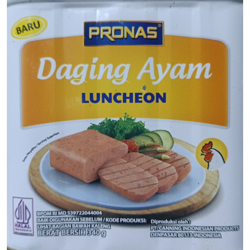 Jual Pronas Daging Ayam Luncheon 340gr | Shopee Indonesia