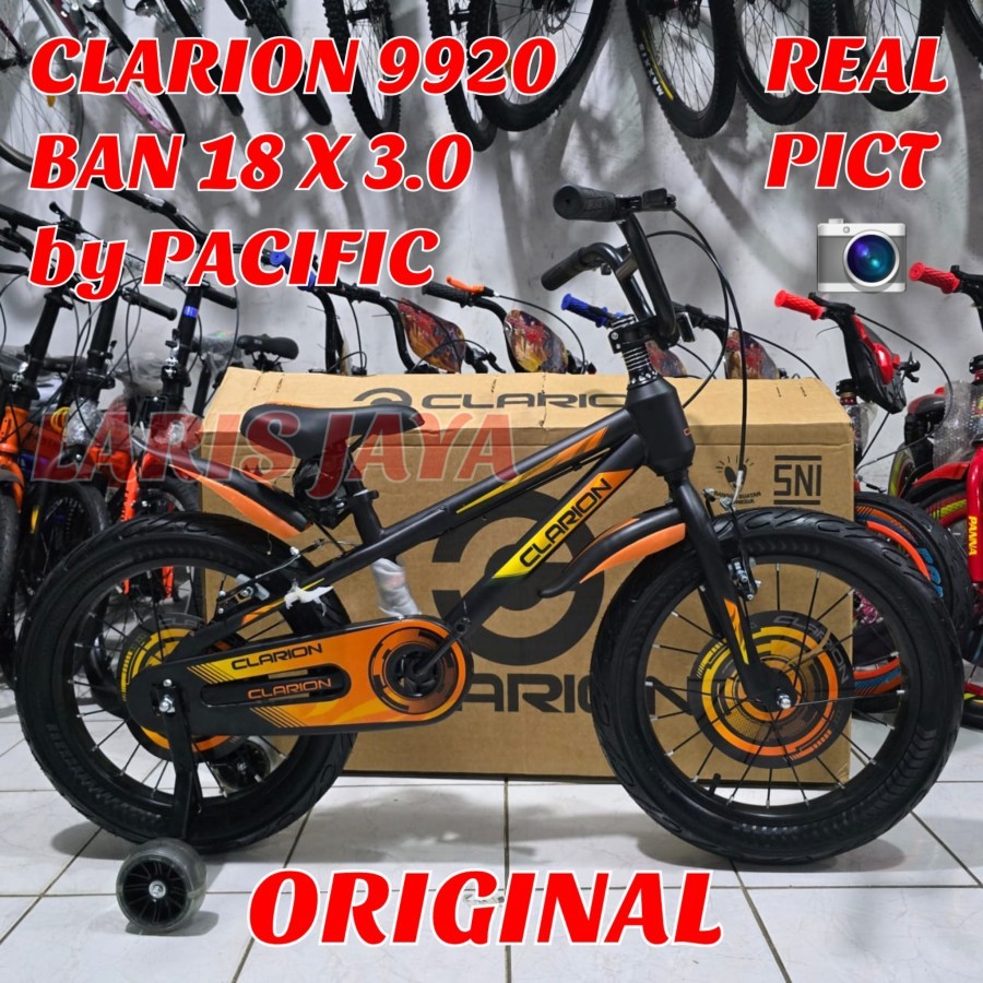 Jual [ BONUS BELL ] Bmx 18 inch CLARION 8503 ban 3.0 jumbo SEPEDA ANAK ...