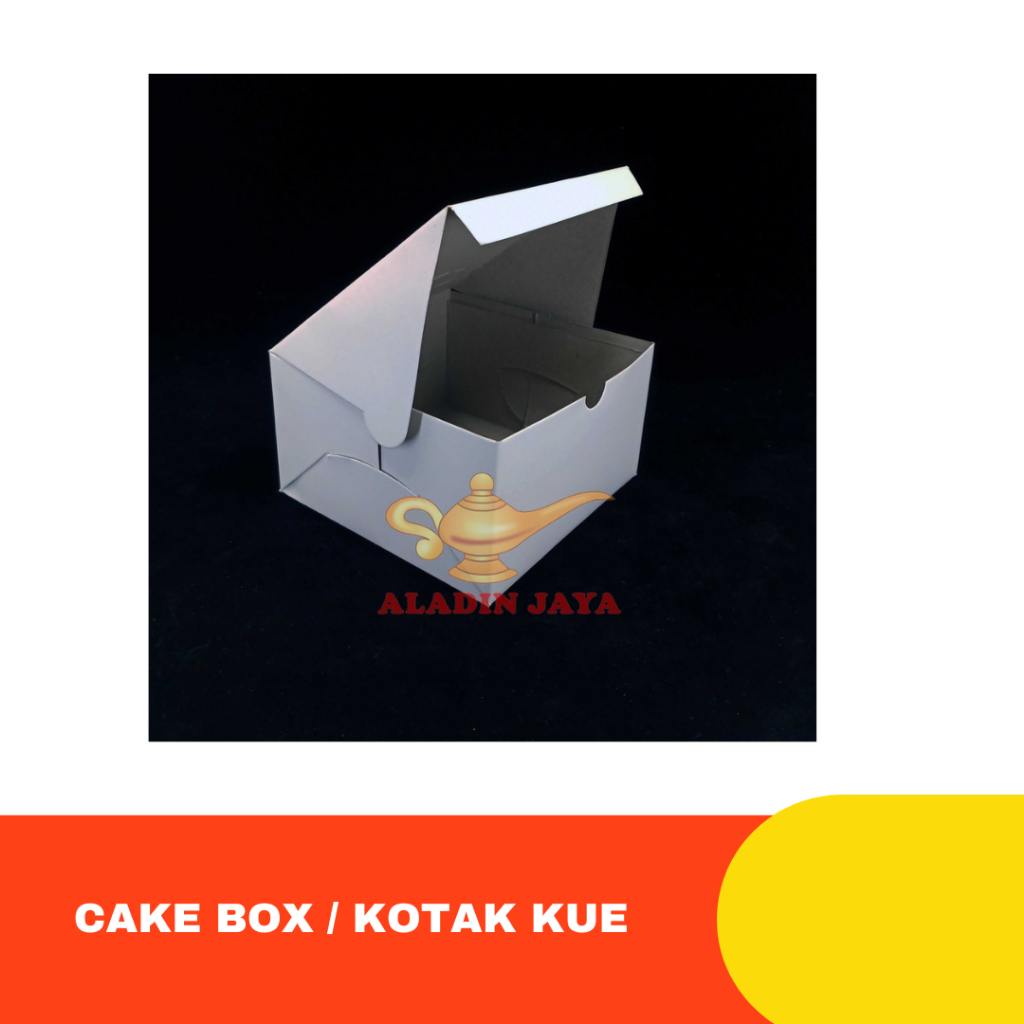 Jual BOX KUE SNACK / BOX KUE ROTI PUTIH POLOS TUTUP SAMBUNG | Shopee ...