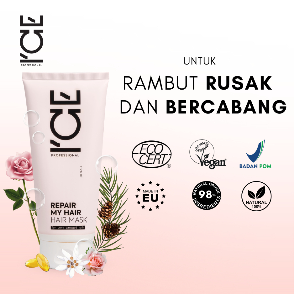 Jual ICE PROFESSIONAL Repair My Hair Mask 250 ml | Perawatan Rambut ...