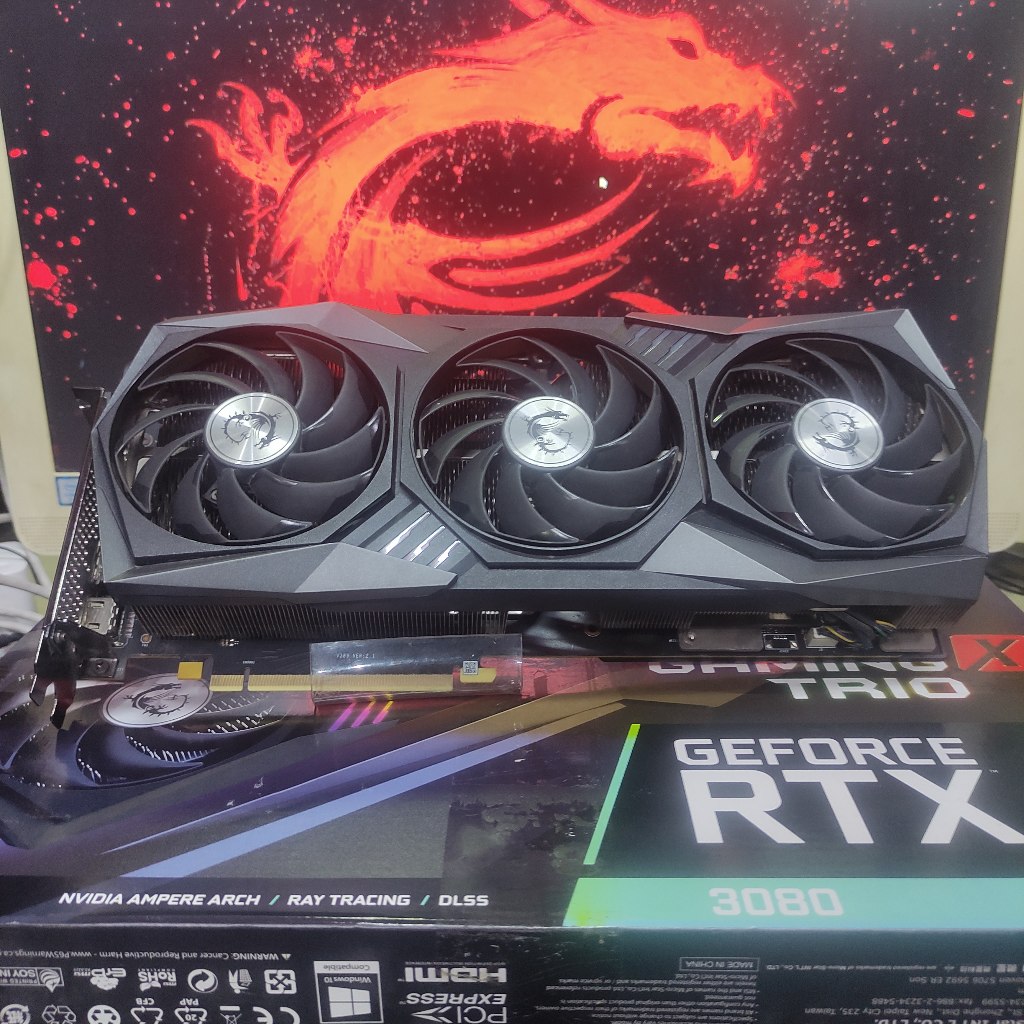 Jual MSi RTX 3080 Gaming X Trio 10GB GDDR6X 320-Bit | NVIDIA | GeForce ...