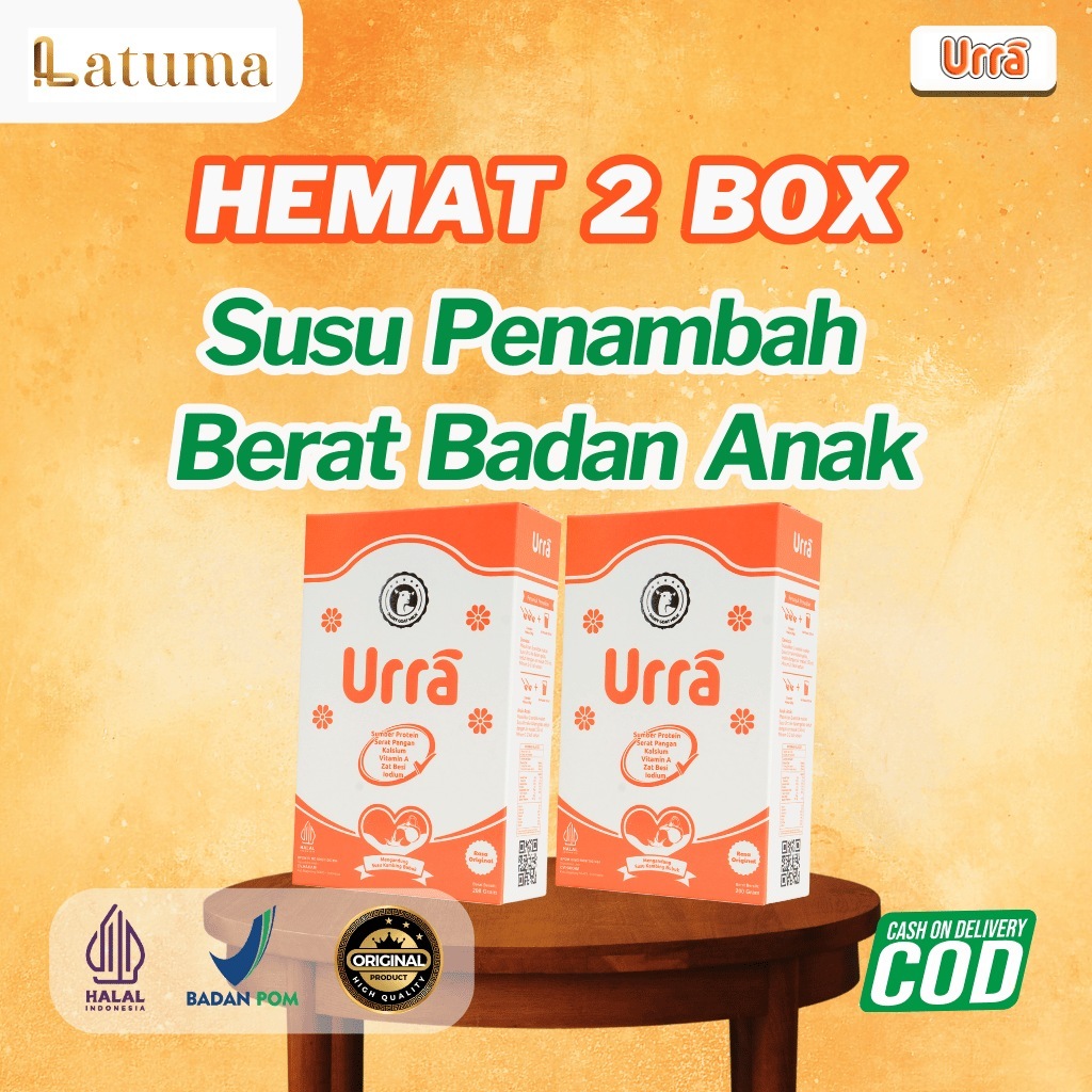 Jual URRA 2 Box - Susu Kambing Terbaik Swiss Penambah Berat Badan Anak ...