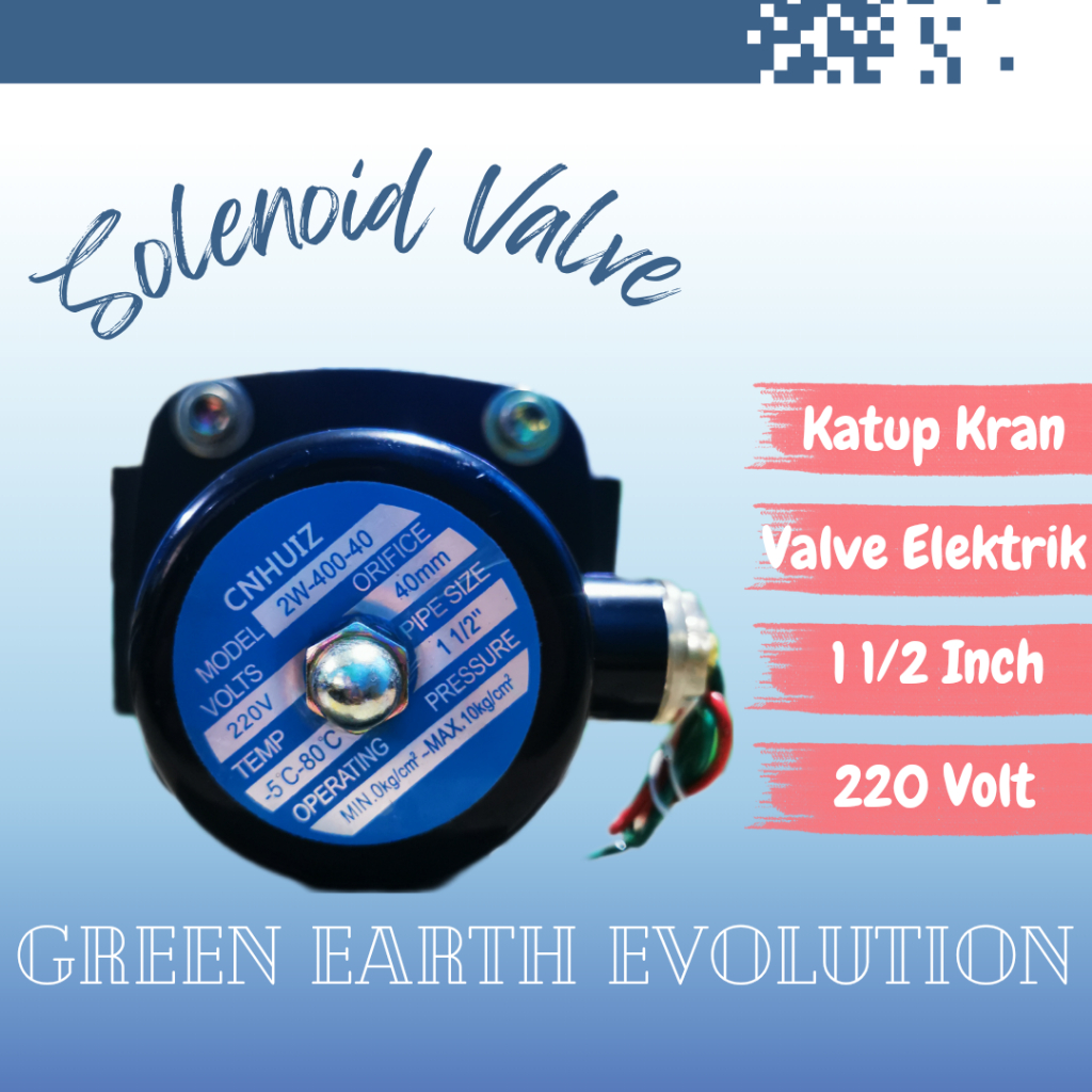 Jual Solenoid Valve Katup Kran Valve Elektrik 1.5 Inch | Shopee Indonesia
