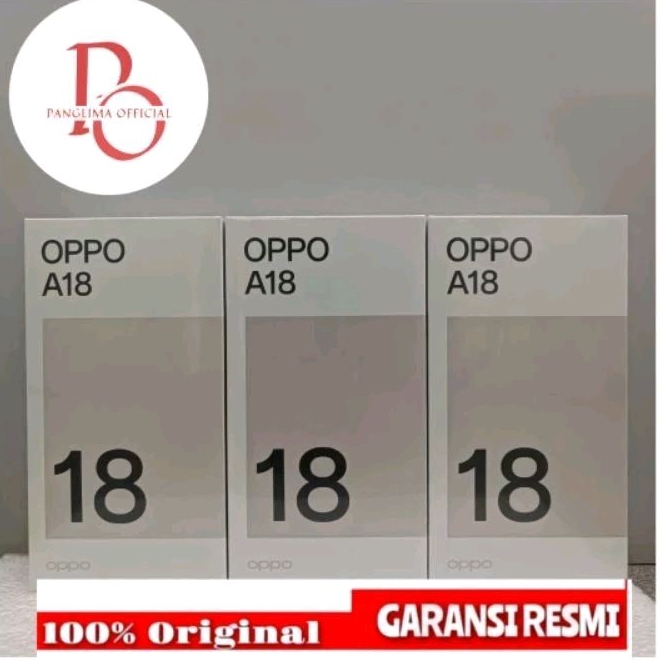 Jual OPPO A18 4/128GB PROMO GARANSI RESMI | Shopee Indonesia