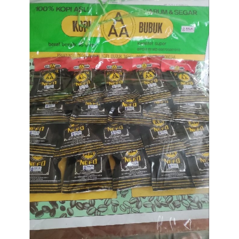 Jual paket 20 pcs kopi bubuk AAA jambi 18 gram | Shopee Indonesia