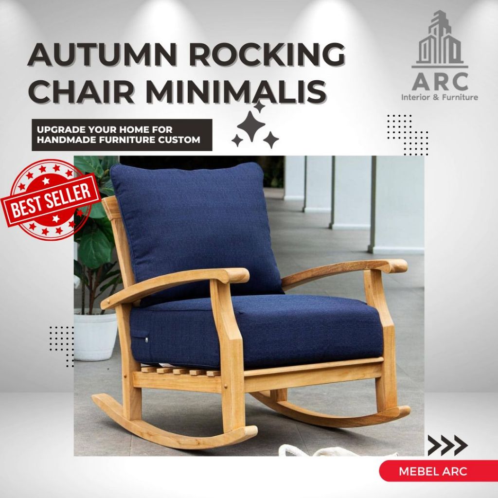 Jual Kursi Goyang Sofa Minimalis / Rocking Chair Minimalis / Kursi ...