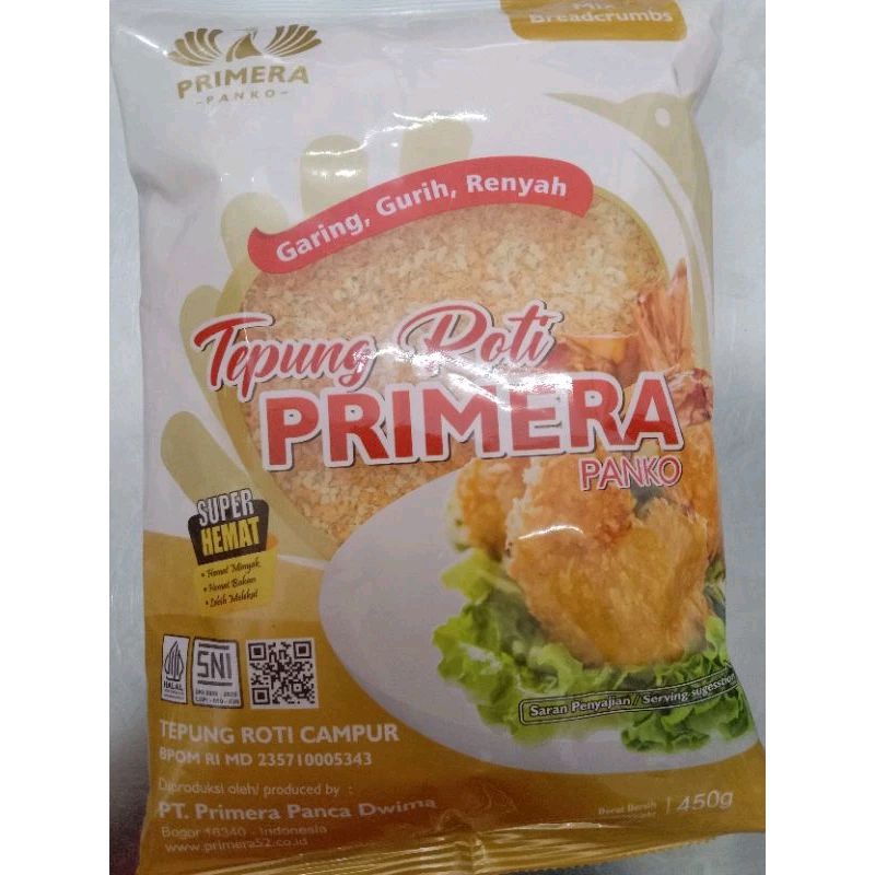 Jual Tepung Primera panko mix Ekonomis 450gr | Shopee Indonesia