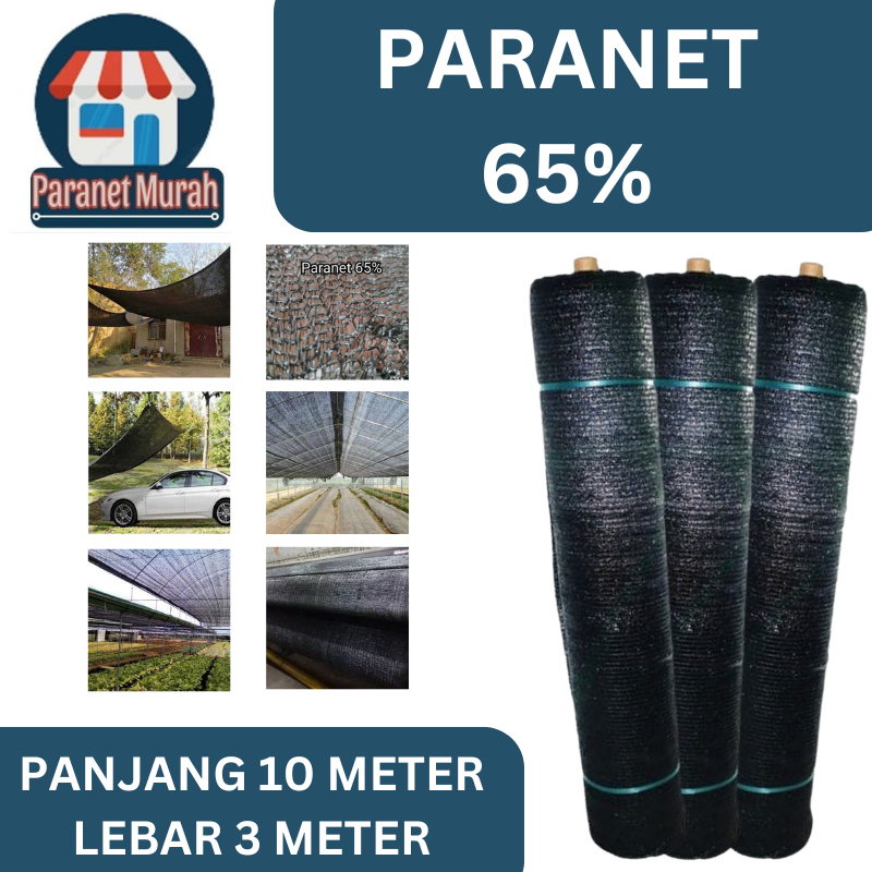 Jual PARANET 65% ( Panjang 10 meter x Lebar 3 meter ) shade Net ...
