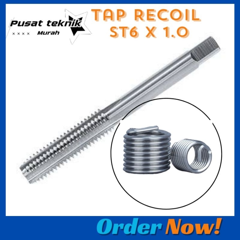 Jual Tap Recoil M6 x 1.0 baut kunci 10 Tap ST6 x 1 | Shopee Indonesia