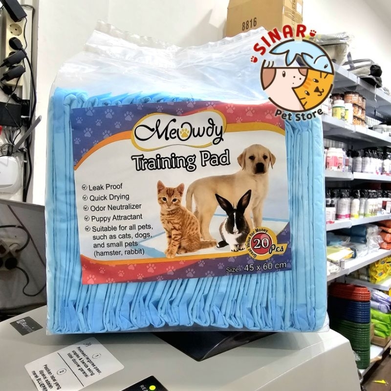 Jual Underpad/Training pads 45x60cm isi 20pcs/ Alas Pipis Kucing/Anjing ...