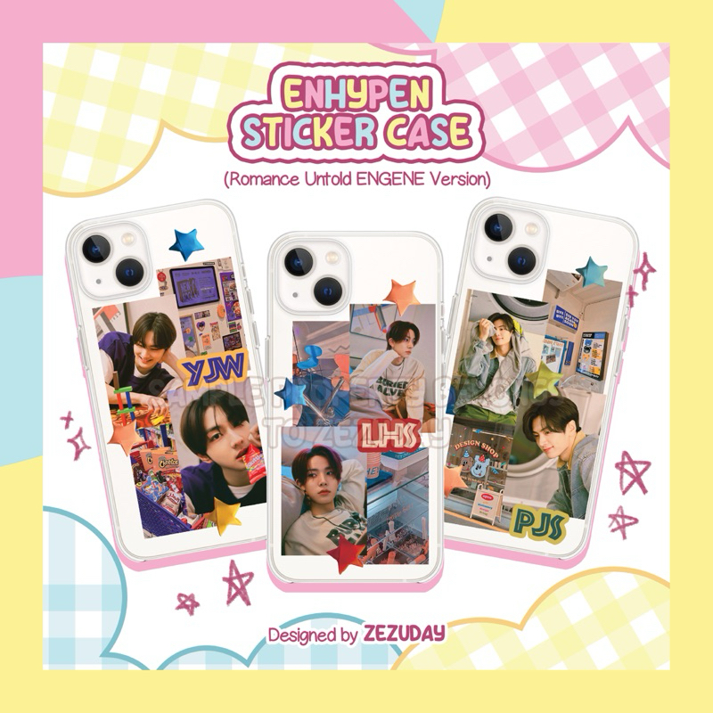 Jual Enhypen Sticker Case by Zezuday | Engene Version | Enhypen Concert Kit | Shopee Indonesia