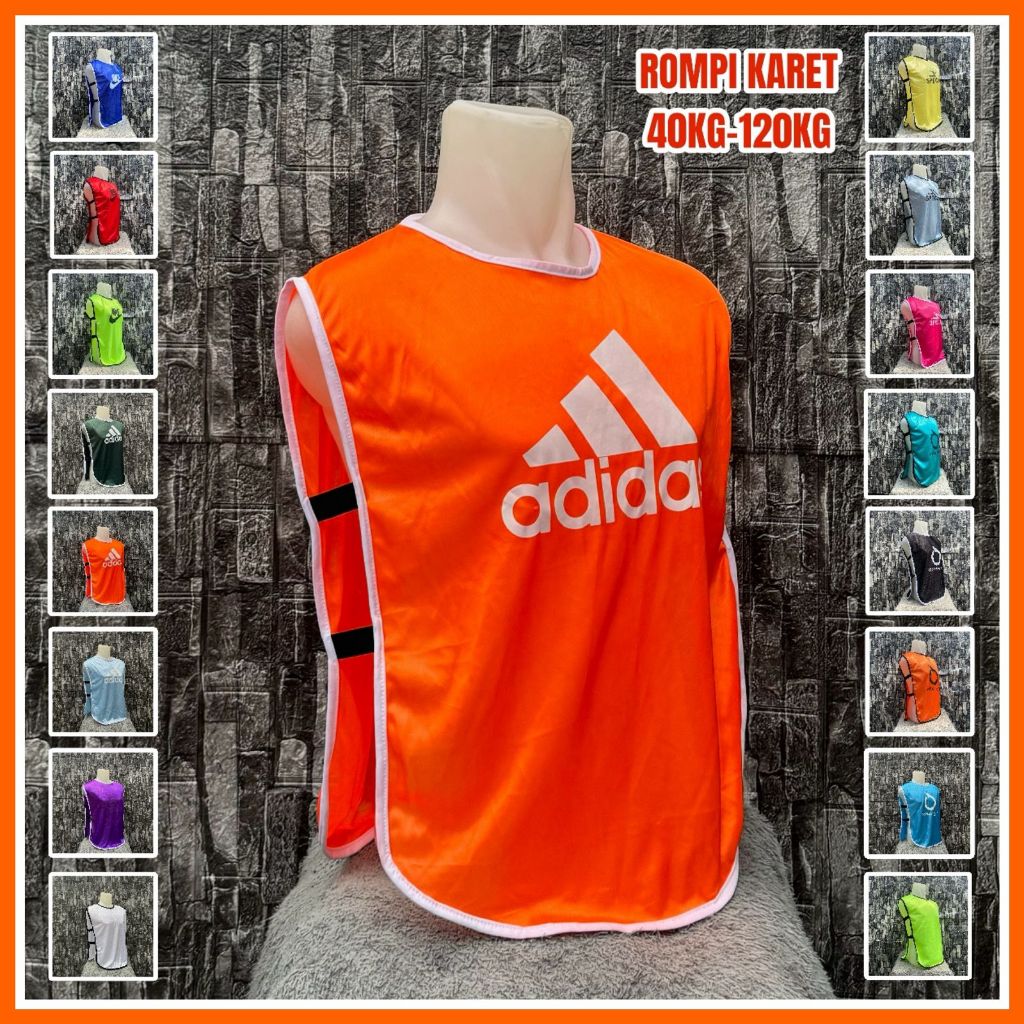 Jual Rompi Bola Ortus Karet \ Rompi Futsal Remaja Dewasa Adidas Karet ...