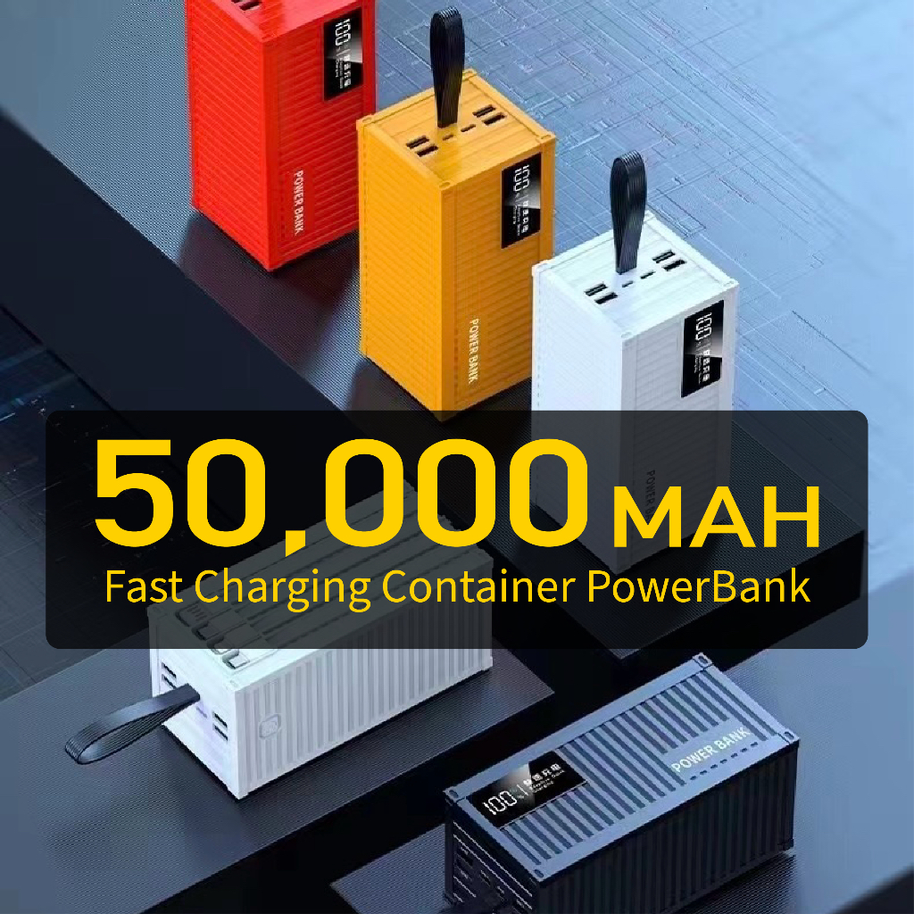Jual Container Powerbank 22.5W PD Fast Charging 50000mah Backup Power ...