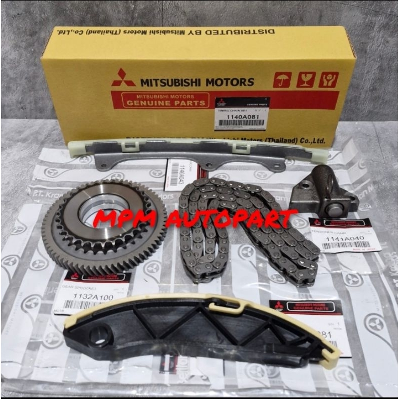 Jual chain set rantai keteng set gigi timing set all new triton hdx ...