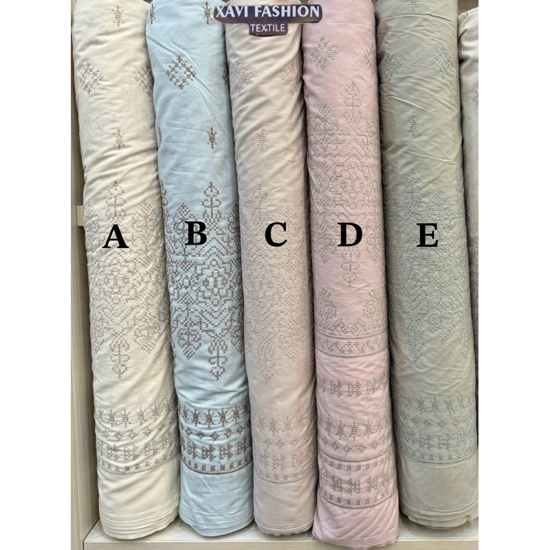 Jual Kain 𝐊𝐀𝐓𝐔𝐍 𝐁𝐎𝐑𝐃𝐈𝐑 PREMIUM 𝐑𝐀𝐘𝐀 𝟐 𝐓𝐎𝐍𝐄 Motif || Harga Per Setengah ...