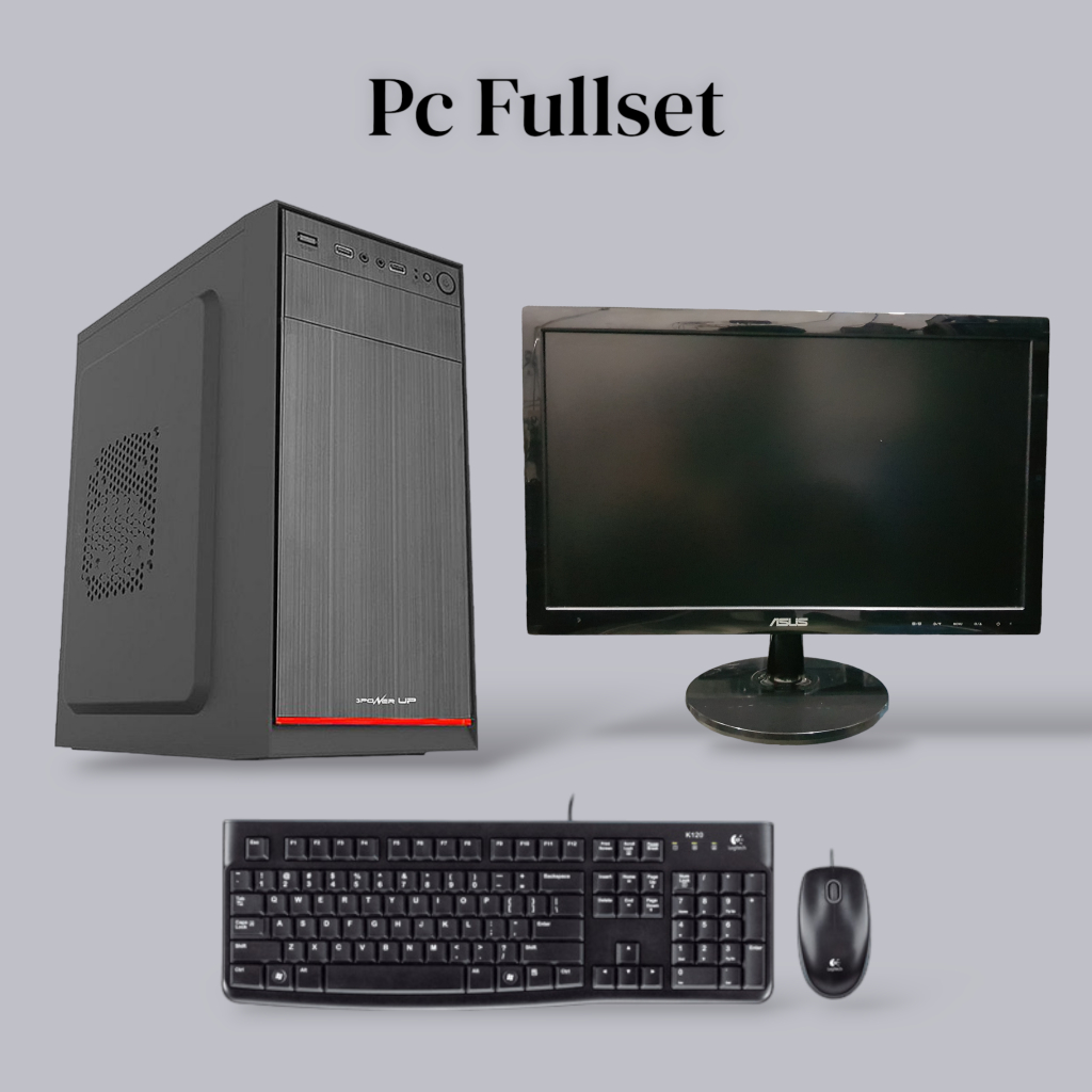 Jual PC Rakitan Core i3 2100, Monitor 19". Ram 8/16Gb & Storage 500/128 ...