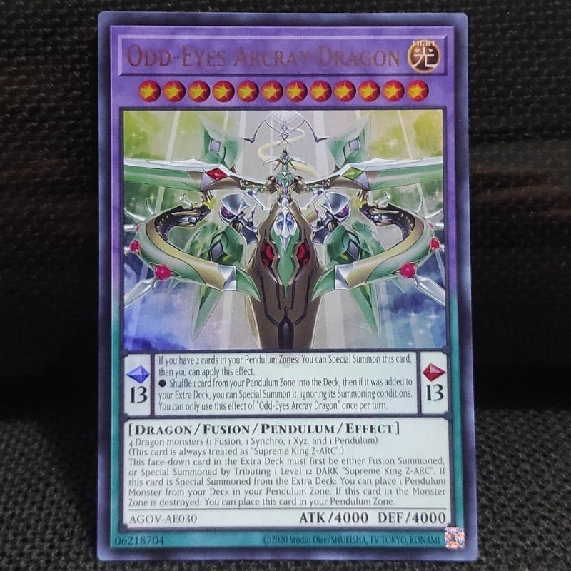 Jual Kartu Yugioh OCG AE Odd-Eyes Arcray Dragon Ultra Rare UR ORI AGOV NM | Shopee Indonesia