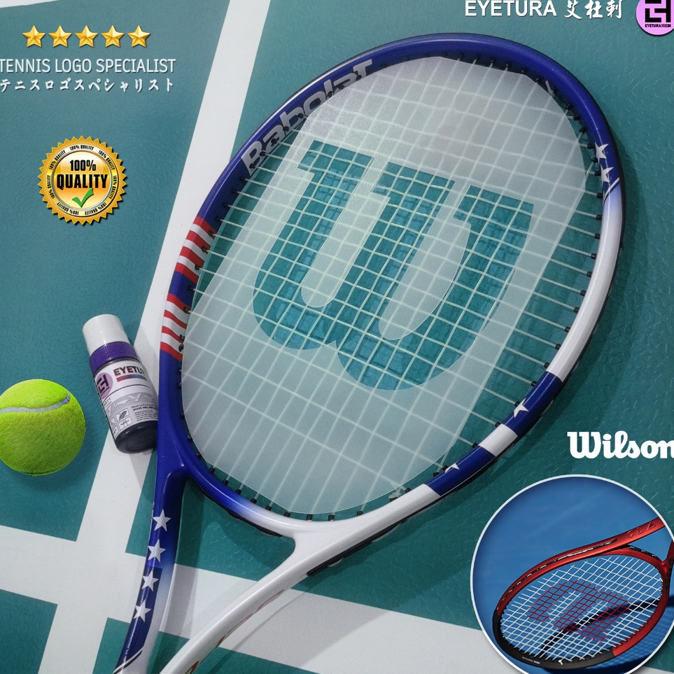 Jual Fast Shipment Cetakan Raket Logo raket tenis Stencil Card GENERAL ...