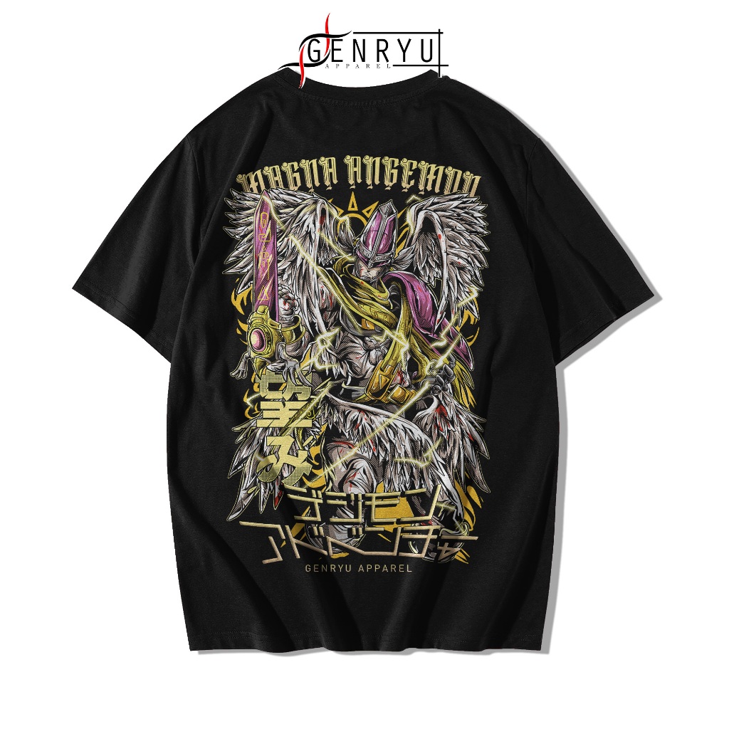 Jual GENRYU MagnaAngemon / Angemon / Patamon Anime Digimon Baju Kaos T ...