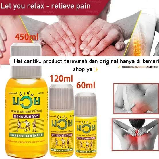 Jual Minyak Gosok Nyeri Otot Namman Muay Thai Boxing Liniment | Shopee ...