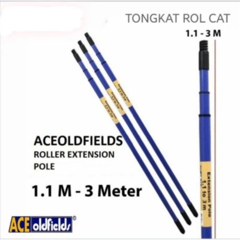 Jual Pemanjang Roll Gagang Cat / Ace Roll Extention Pole 1,1M - 3M ...