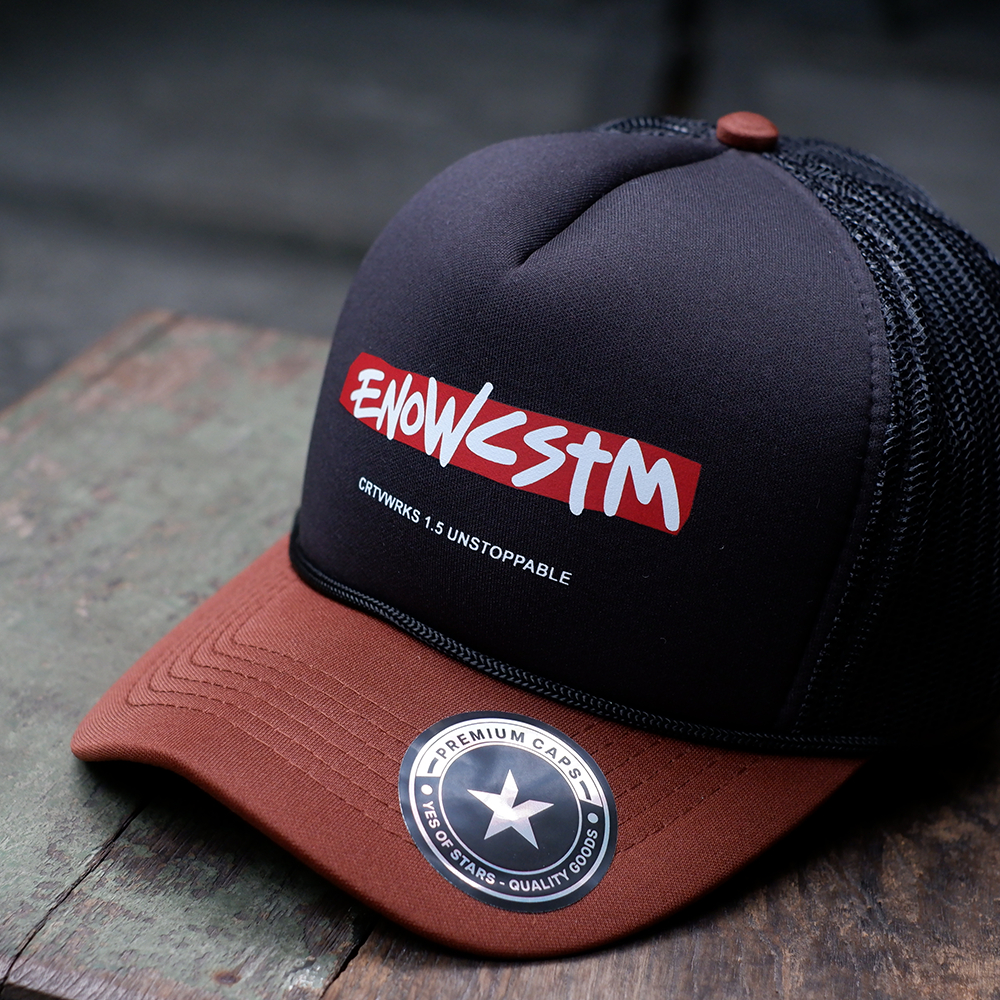 Jual ENOW Topi trucker / Jaring Premium / T055 | Shopee Indonesia