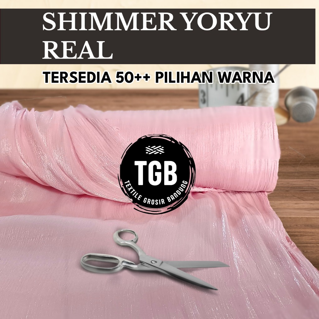 Jual BAHAN KAIN SHIMMER YORYU REAL | Shopee Indonesia
