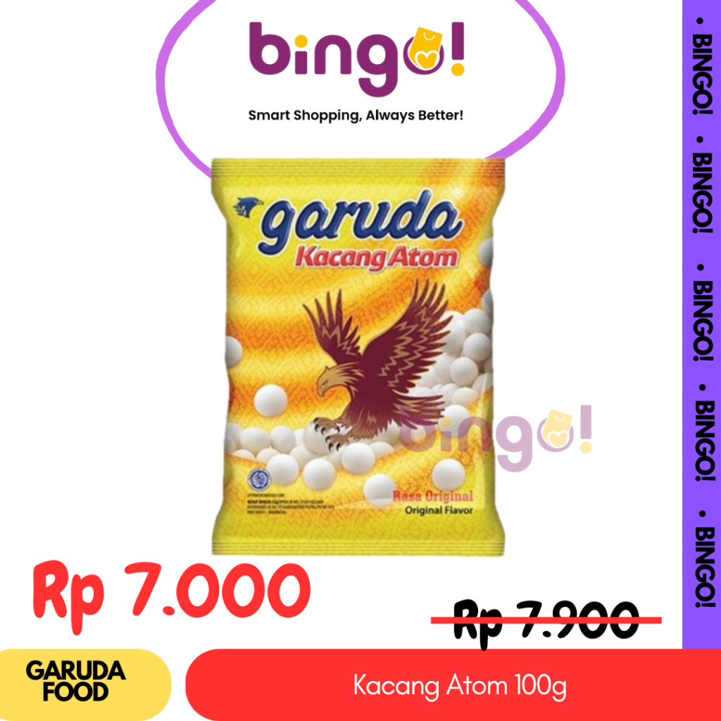 Jual Garuda Kacang Atom Original 100 gr | Shopee Indonesia