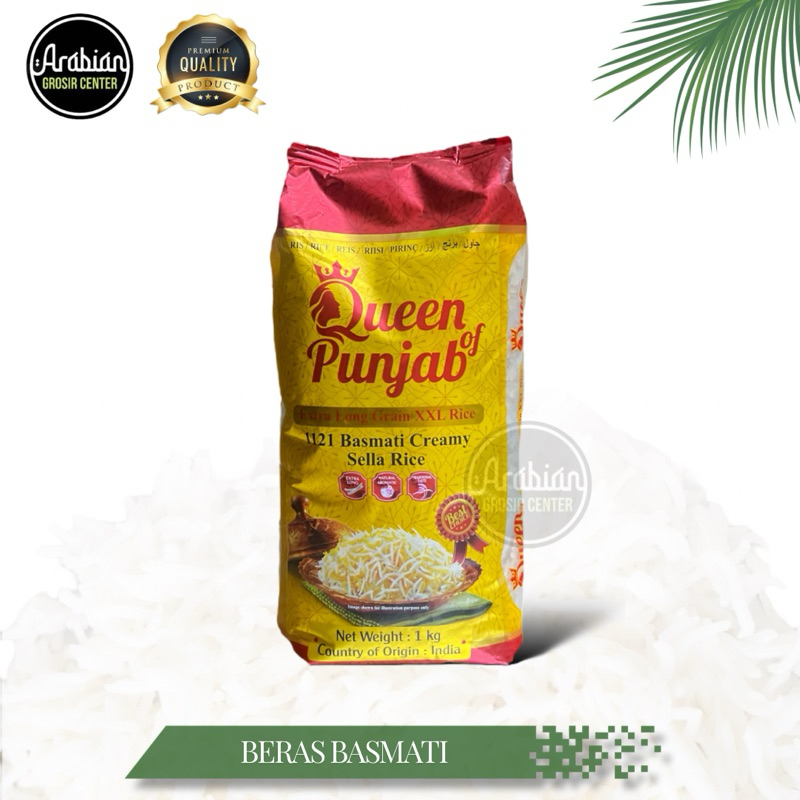Jual Beras Basmati Punjab Queen Premium 1 Kg / Beras India 1kg | Shopee ...