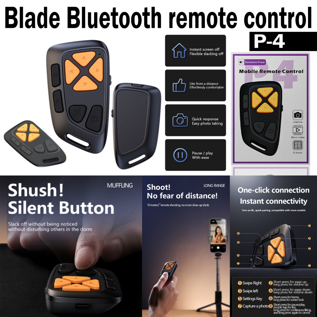 Jual Remote Control Bluetooth / Remote Selfie Scroll Sosmed Remote ...