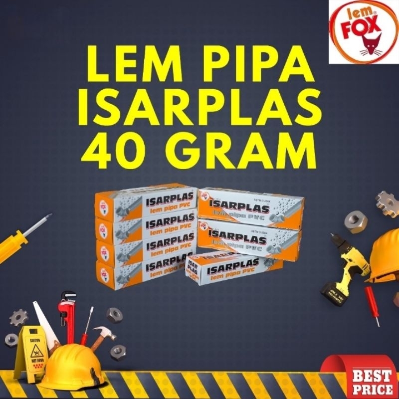 Jual Isarplas Lem Fox Pipa PVC 40 gr | Shopee Indonesia