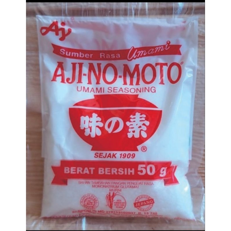 Jual Ajinomoto Penyedap Rasa MSG / Micin / Pecin Umami - 50g | Shopee ...