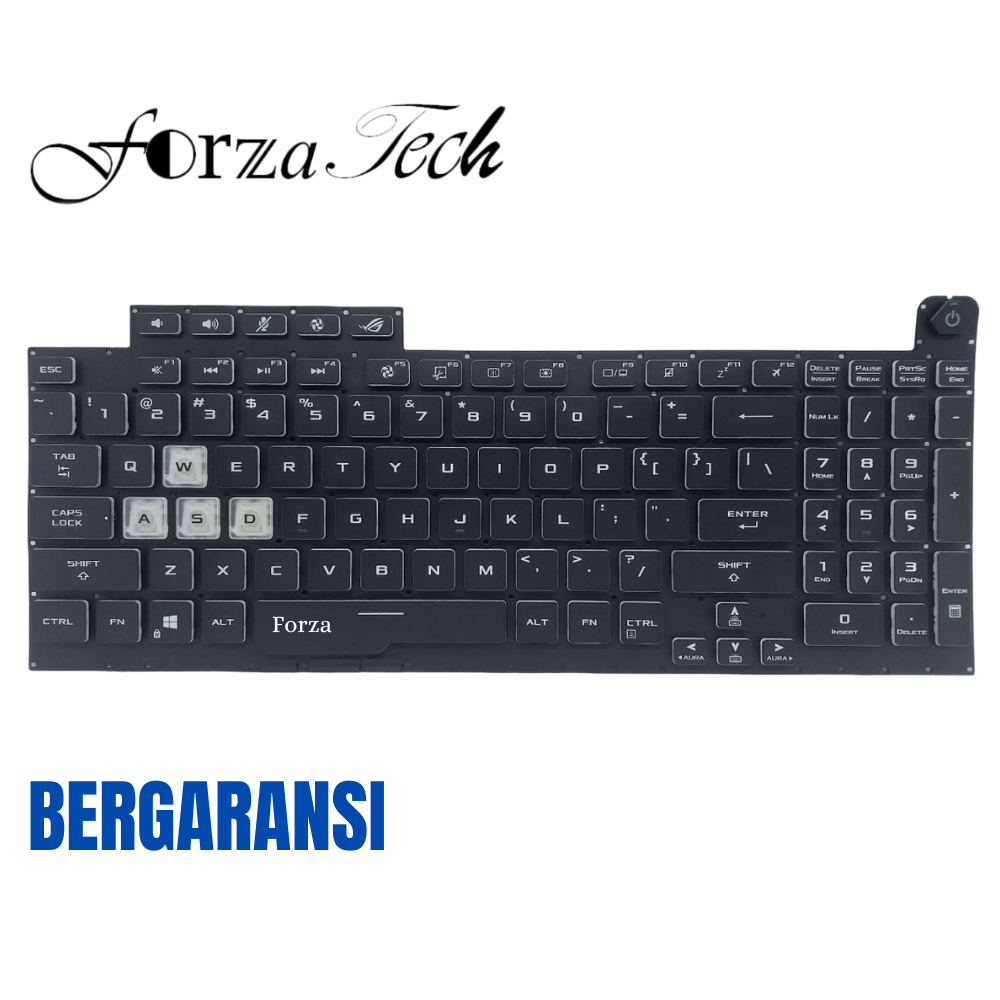 Jual ASUS KEYBOARD Laptop ROG Strix G17 G731 G731G G732 G732L G732G G732GU V185026JS1 RGB US ...