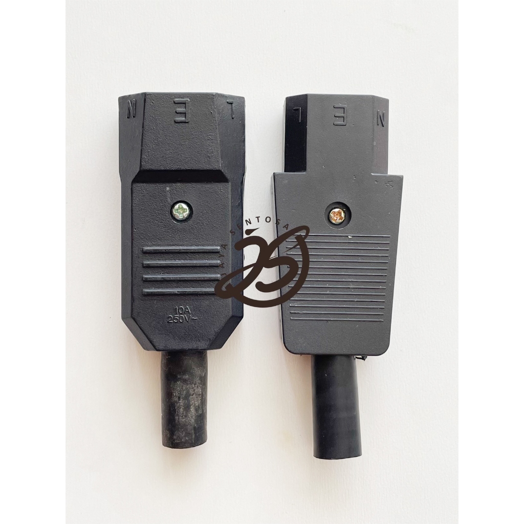 Jual JACK COVER POWER KOMPUTER SOCKET 10A 250V POWER KOMPUTER BUNTUT ...