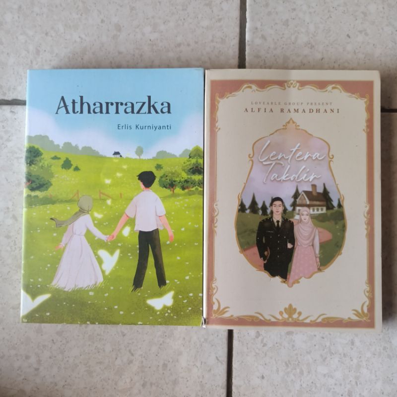 Jual PAKET 2 NOVEL WATTPAD / LENTERA TAKDIR / ATHARRAZKA / SURAT YASIN ...