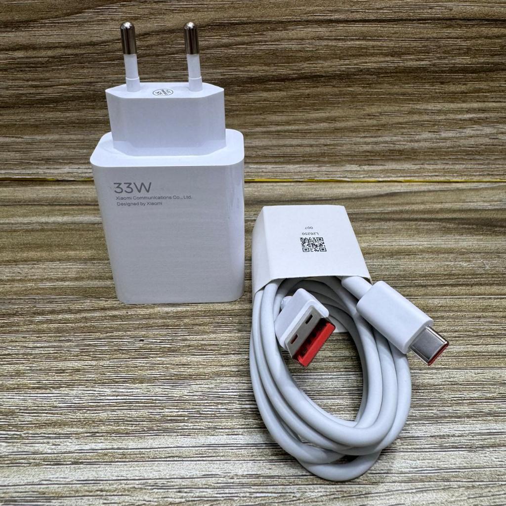Jual CHARGER XIAOMI 33WATT TURBO FAST CHARGING USB A TO C WALL CHARGER ...
