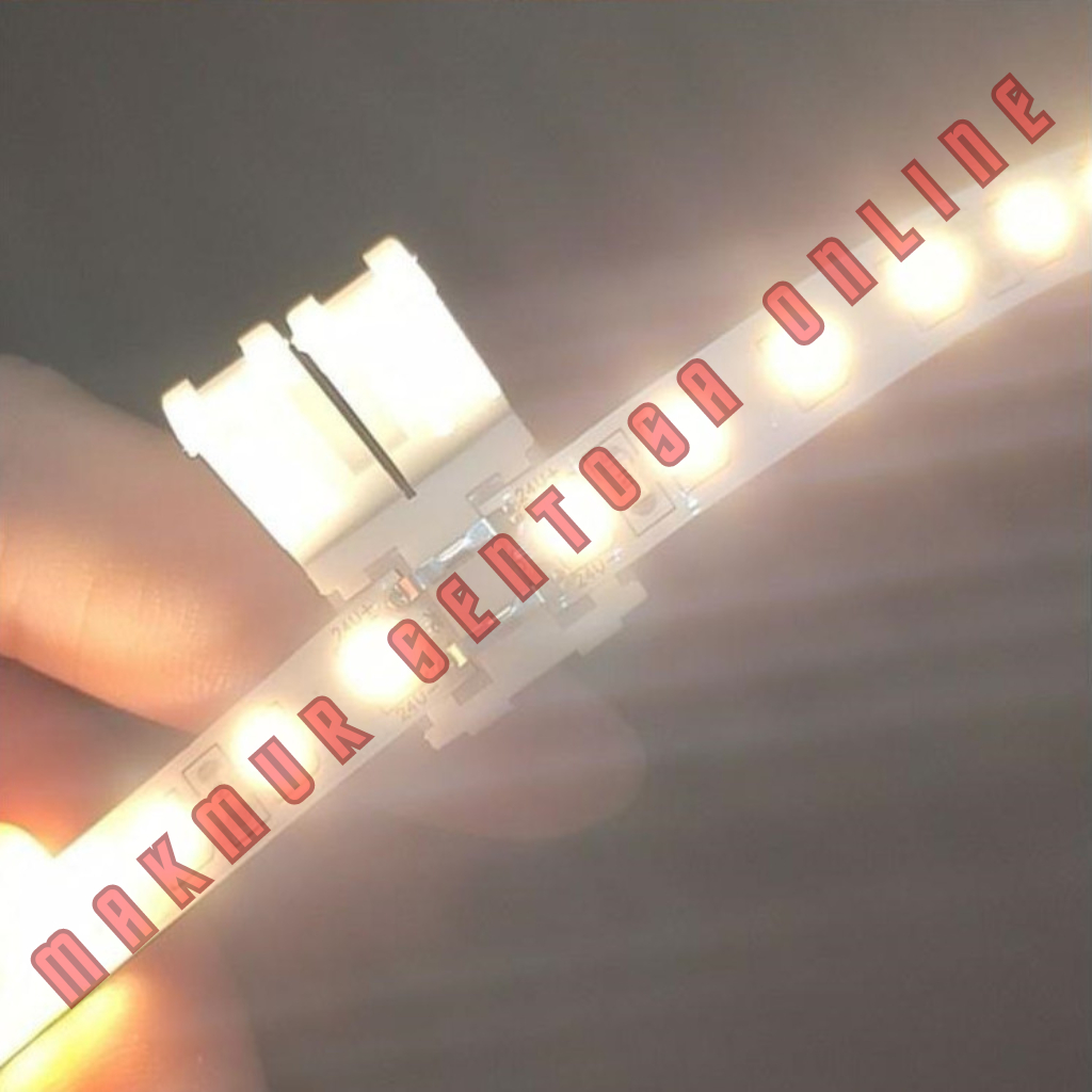 Jual SAMBUNGAN Connector LED Strip Solderless Clip On 5050 2835 5730 ...