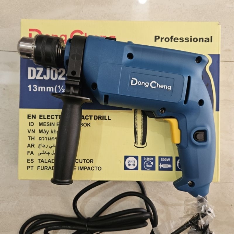 Jual Mesin Bor Tembok DongCheng DZJ02-13 Electric Impact Drill 13mm Putra Inti | Shopee Indonesia