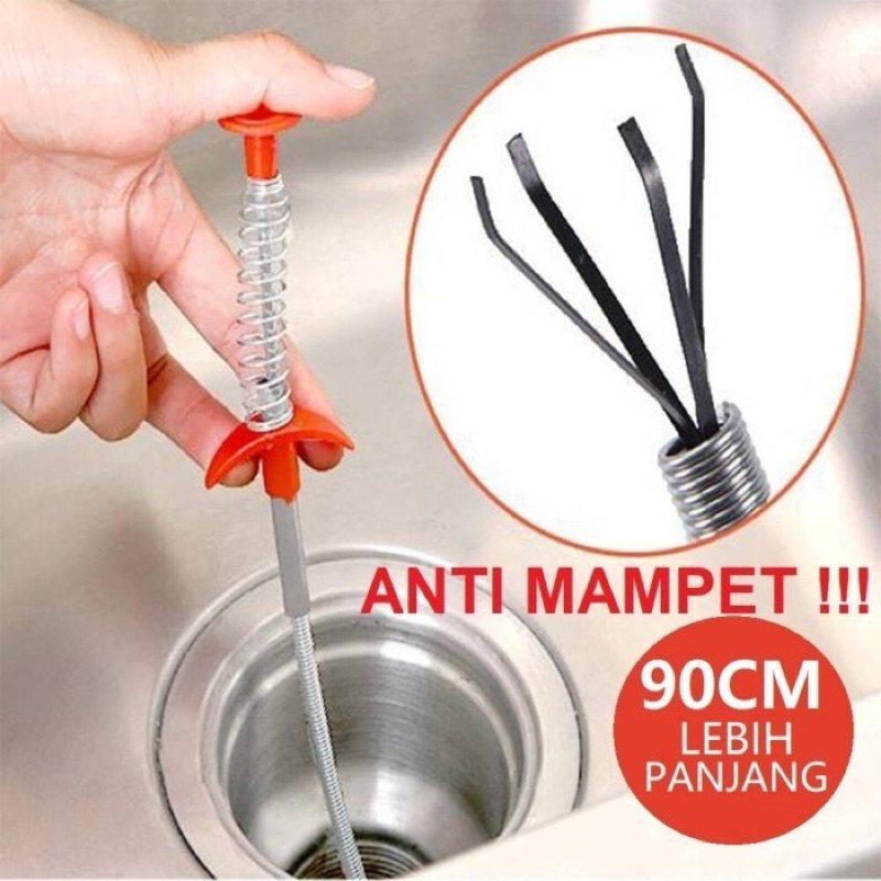 Jual Kawat Penjepit Saluran Air Pipa/ Alat Penjepit Sampah Wastafel ...