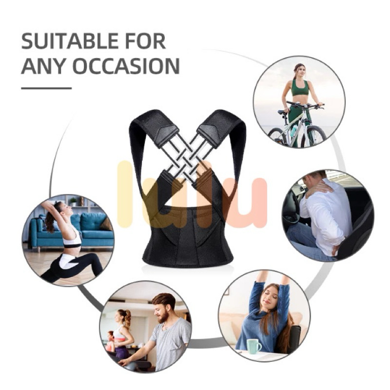 Jual 01150 Molded compression vest myz-3303 /Posture Corrector Belt ...