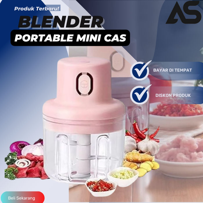 Jual Blender Portabel Elektrik Tanpa Kabel CHOPPER BLENDER MINI CAS ...