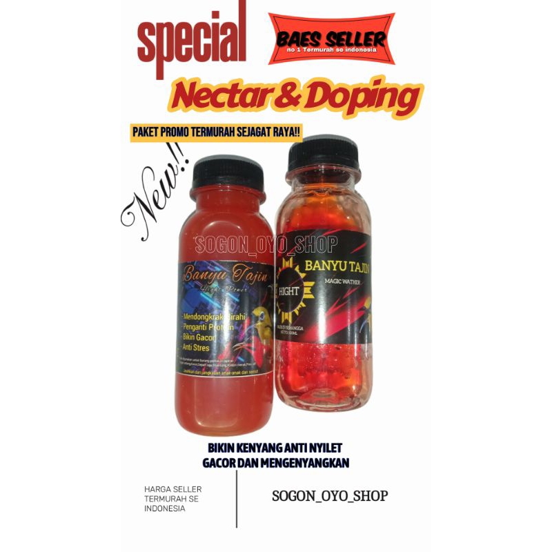 Jual PAKET LENGKAP NECTAR DAN DOPING UNTUK LOMBA DAN HARIAN. | Shopee ...