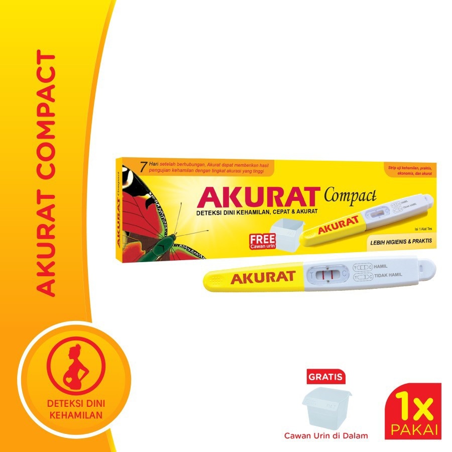Jual Test Pack Akurat Compact Pregnancy Test Midstream - Alat Uji ...