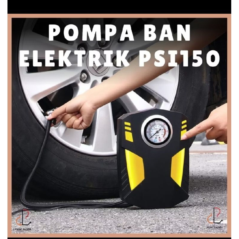 Jual Pompa Ban Elektrik 12 v Portabel 150 psi | Shopee Indonesia